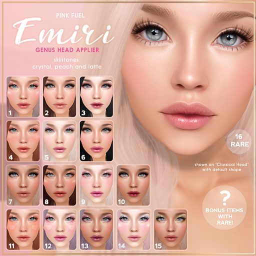 Second Life Marketplace - [PF] Emiri - GENUS Skin Applier #1